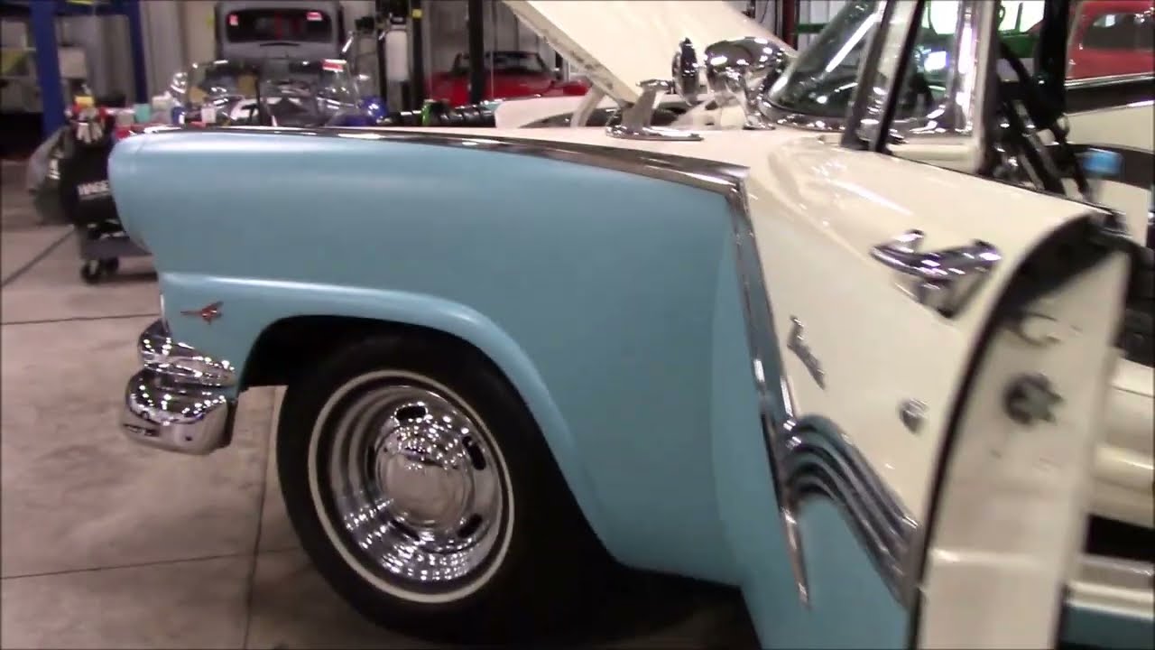 1956 Ford Victoria blue