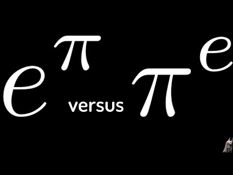e^pi Versus pi^e Like the Pros Do it with Infinite Series