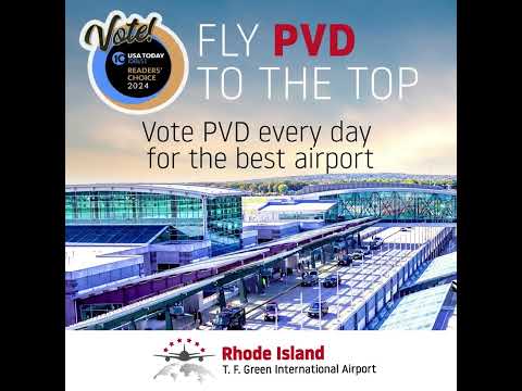 Vote PVD Best Small Airport every day in the USA Today 10Best contest