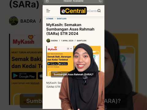 Cara Semak Sumbangan Asas Rahmah 2024 #str2024 #bantuankerajaan