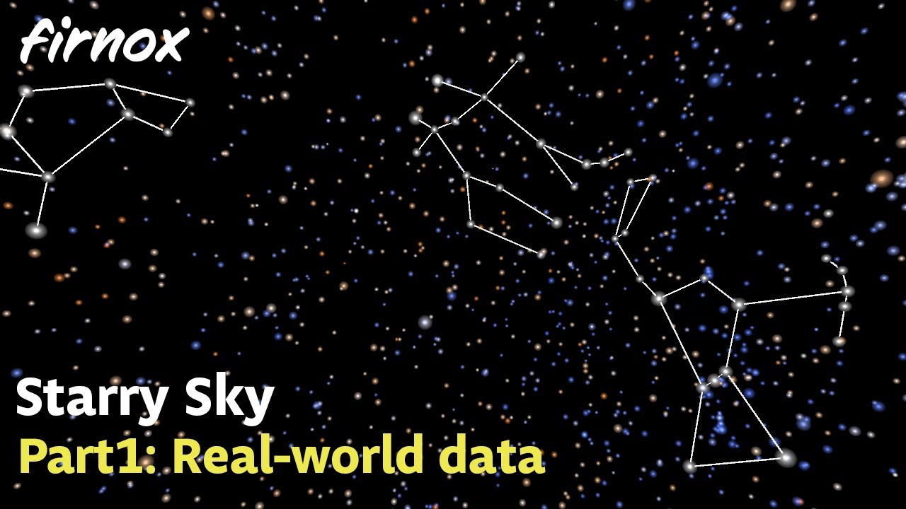 Creating a starry sky in Unity. Part 1: Using real-world data