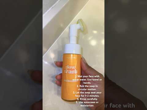 First time using the sugar baby skincare glow wash. Is it worth the hype? 😱! #sugarbaby #skincare