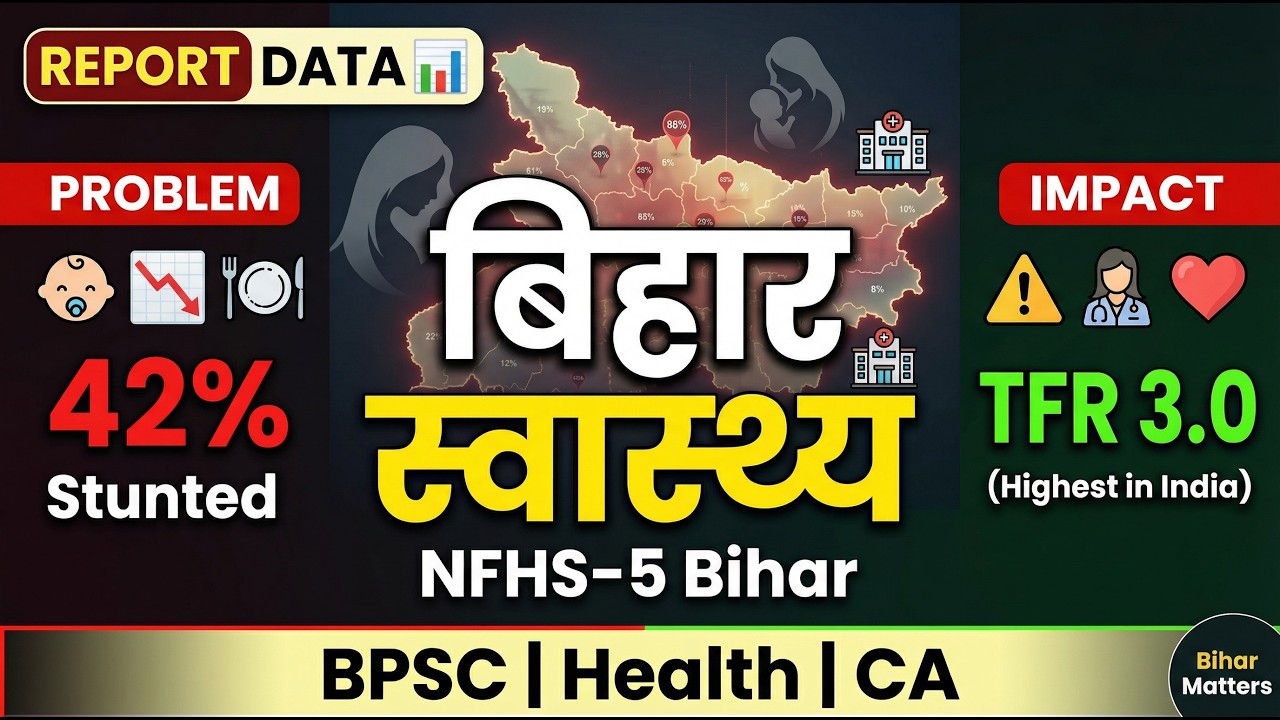 NFHS-5 Bihar 📊 | Health, Nutrition & Population Data | BPSC BSSC TRE & SI