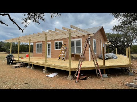 Building a Wrap Around Deck Timelapse