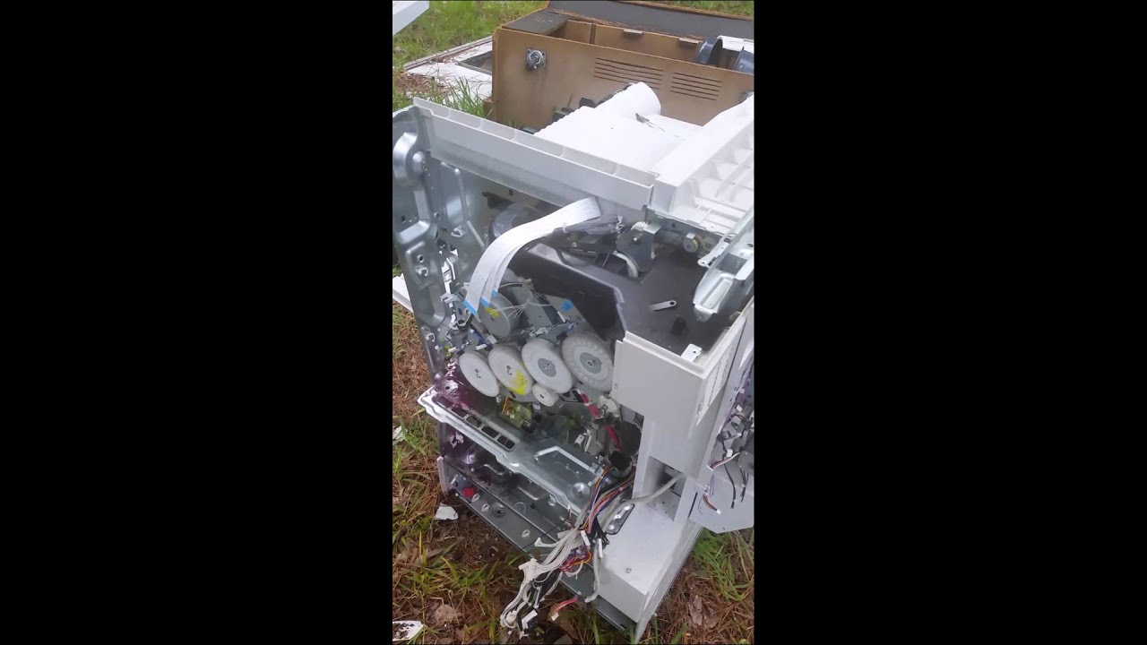 Scrapping huge office printer part 2
