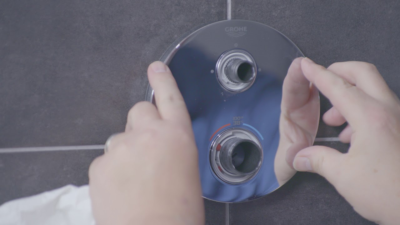 Grohe 34745 Grohtherm Shower Kit | QualityBath.com