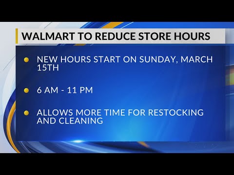 Walmart to change store hours starting March 15, 2020