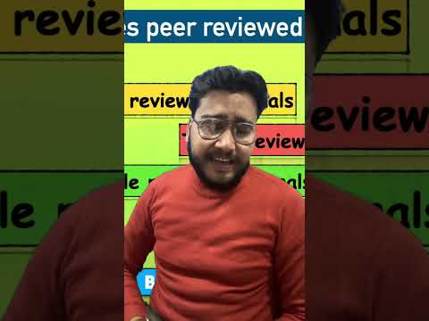 4 stages of peer reviewed process