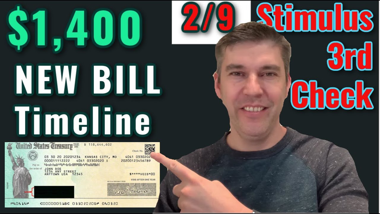 3rd Stimulus Check Update: New Bill Text Released $1400: Timeline [2-9] PPP EIDL 2 PPP2