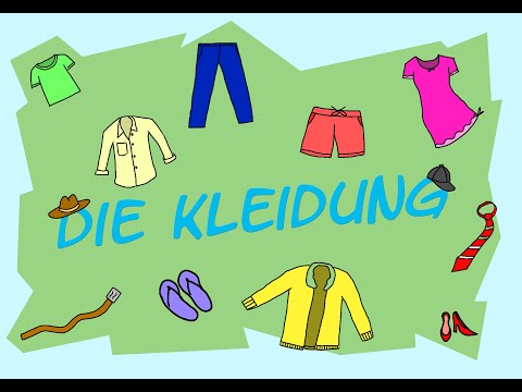 Die Kleidung - Deutsch lernen A1