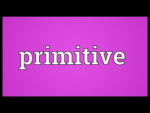 Primitive Meaning