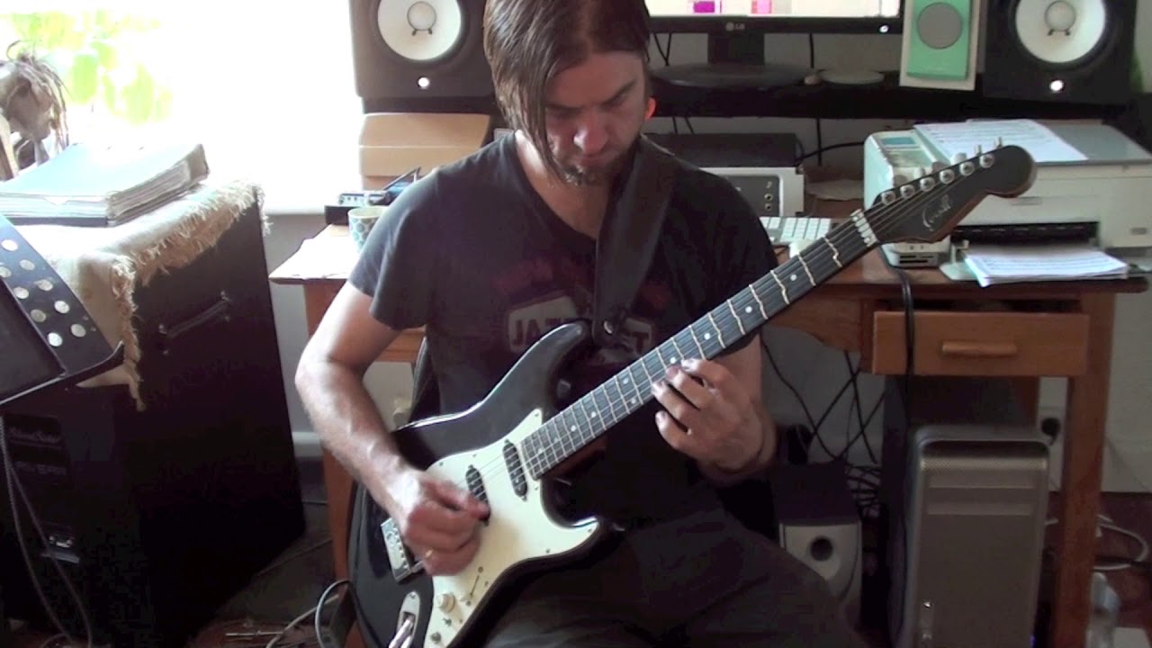 Funk Rock Guitar Solo 3# with PDF & TAB