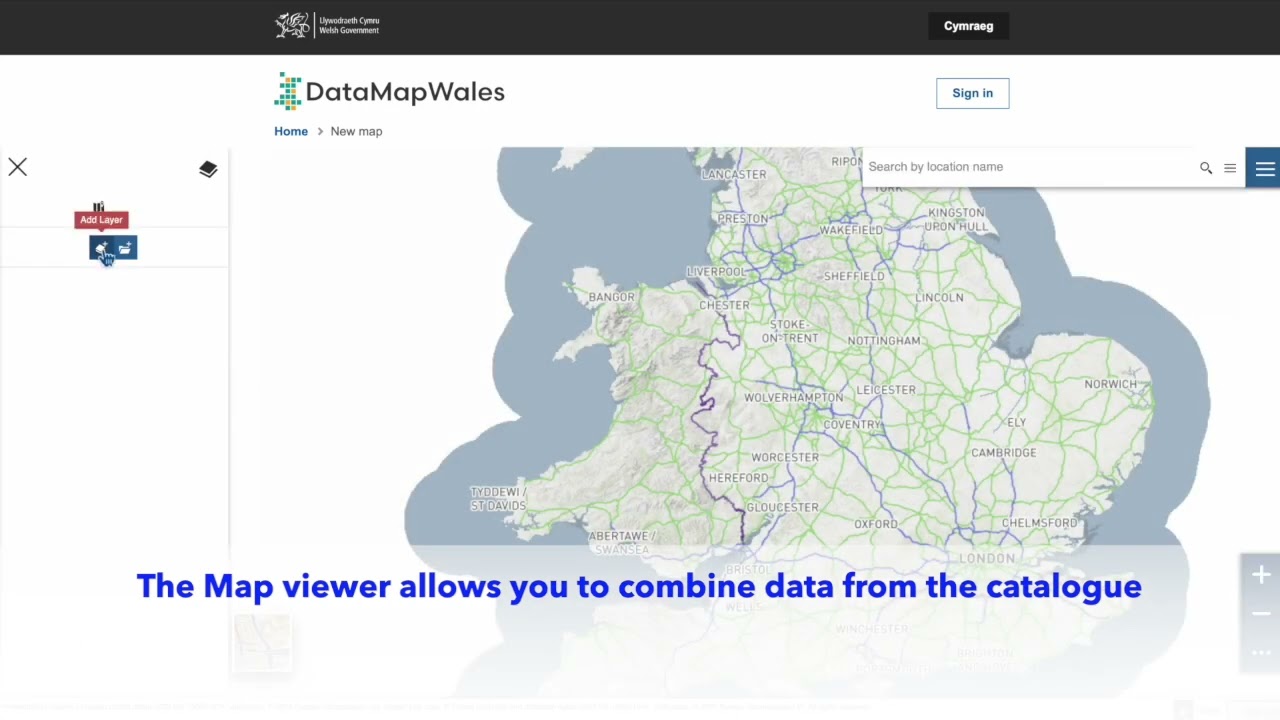 Welcome to DataMap Wales
