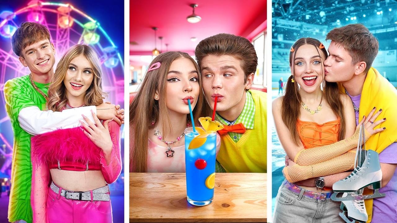 We Went on 100 Dates in 24 Hours! Different Types of Couples