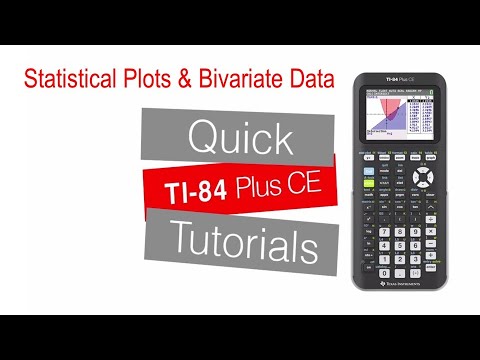 Statistical Plots & Bivariate Data | TI-84 Plus CE | Getting Started Series - Data and Statistics