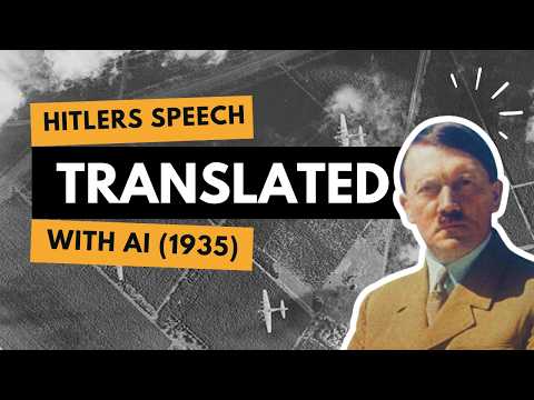 Hitler’s 1935 Speech in English – Shocking Historical Translation (Educational)