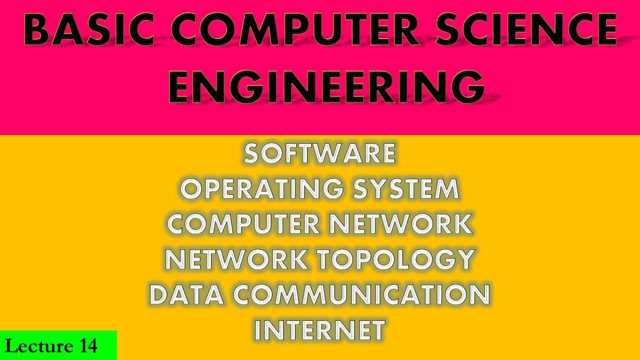 Software | Operating System | Computer Network | Network Topology | Data Communication | Internet