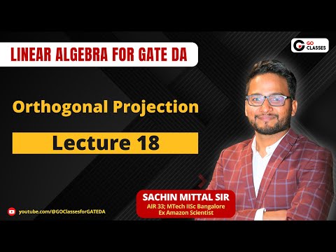 Orthogonal Projection Video Lecture - Crash Course for GATE Data ...