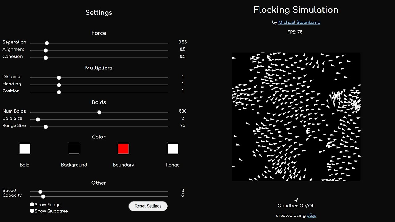 Flocking Simulation | Intermediate