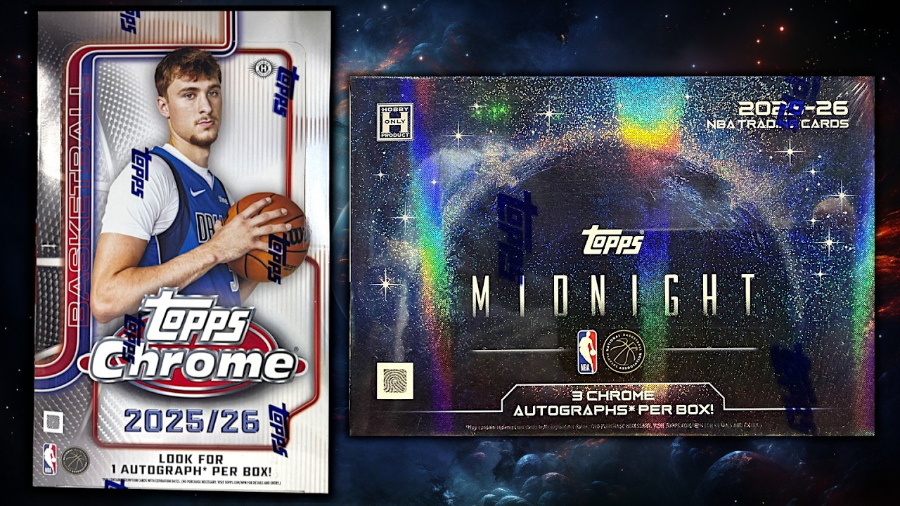 Opening 2025-26 Topps Midnight & Chrome Basketball Cards