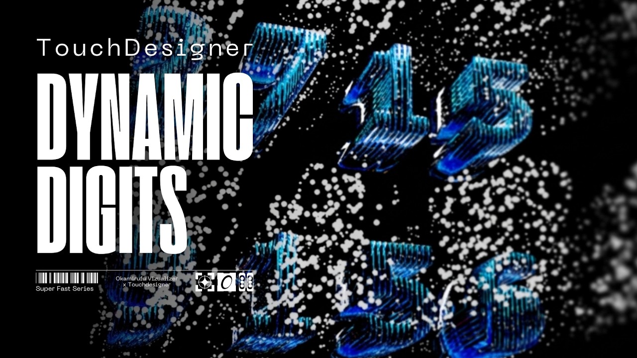 TouchDesigner Tutorial: 3D Text Extrusion & Particle Systems (Easy)