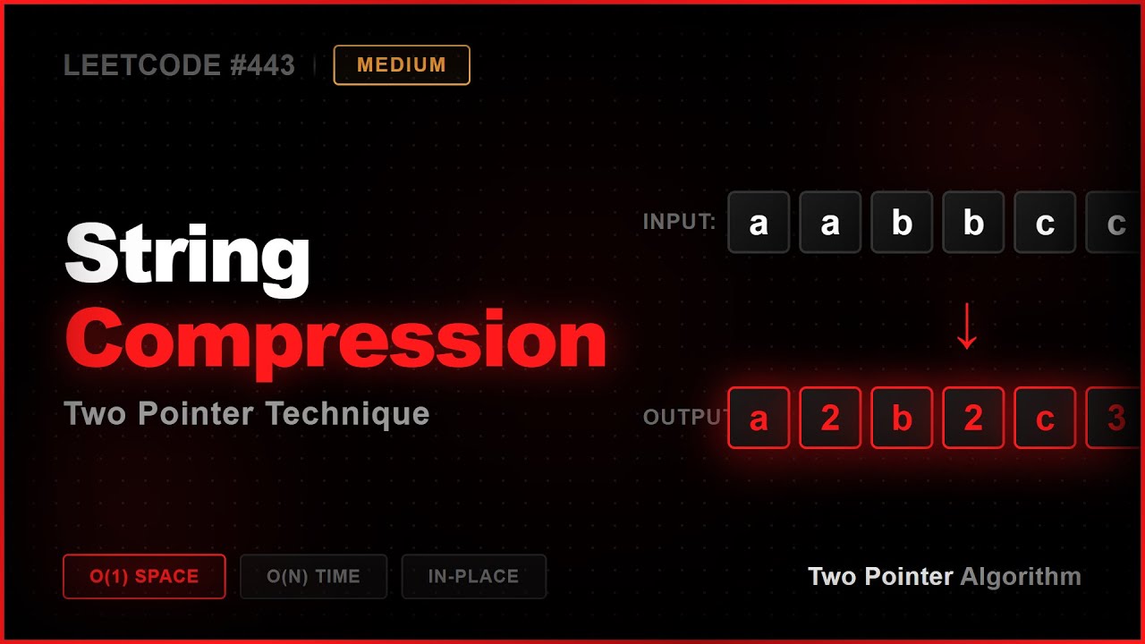 LeetCode 75 #9: String Compression | Python Solution