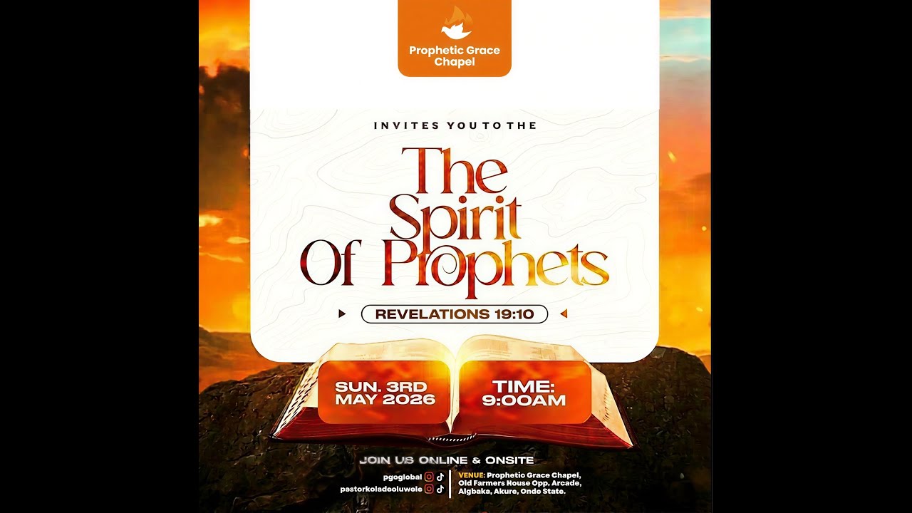 THE SPIRIT OF THE PROPHETS||   PASTOR GBOYEGA  & PASTOR KOLADE OLUWOLE || 05TH MAY, 2026
