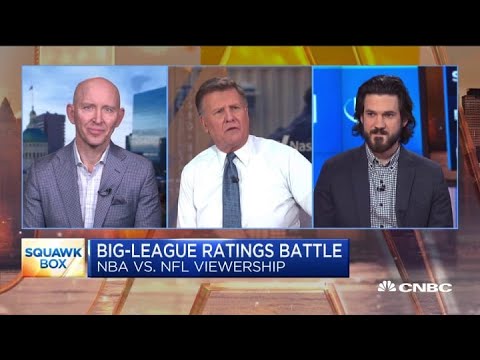 How the NFL's and NBA's viewership numbers stack up