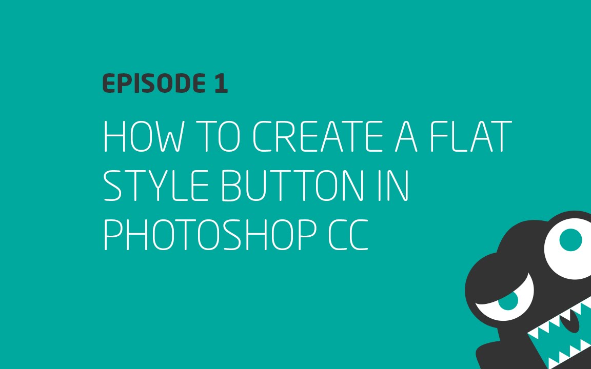 How to Create a Flat UI Style Button in Photoshop CC