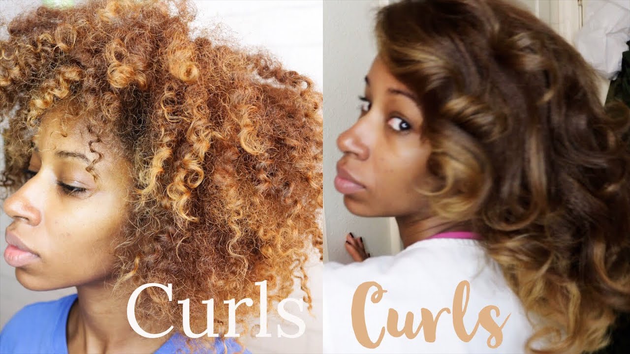Pin Curls on Natural Hair for Big, Bouncy Curls