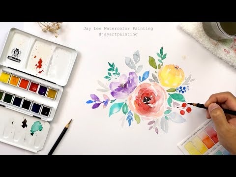 Printable Floral Clip Art for Free | Flower Painting