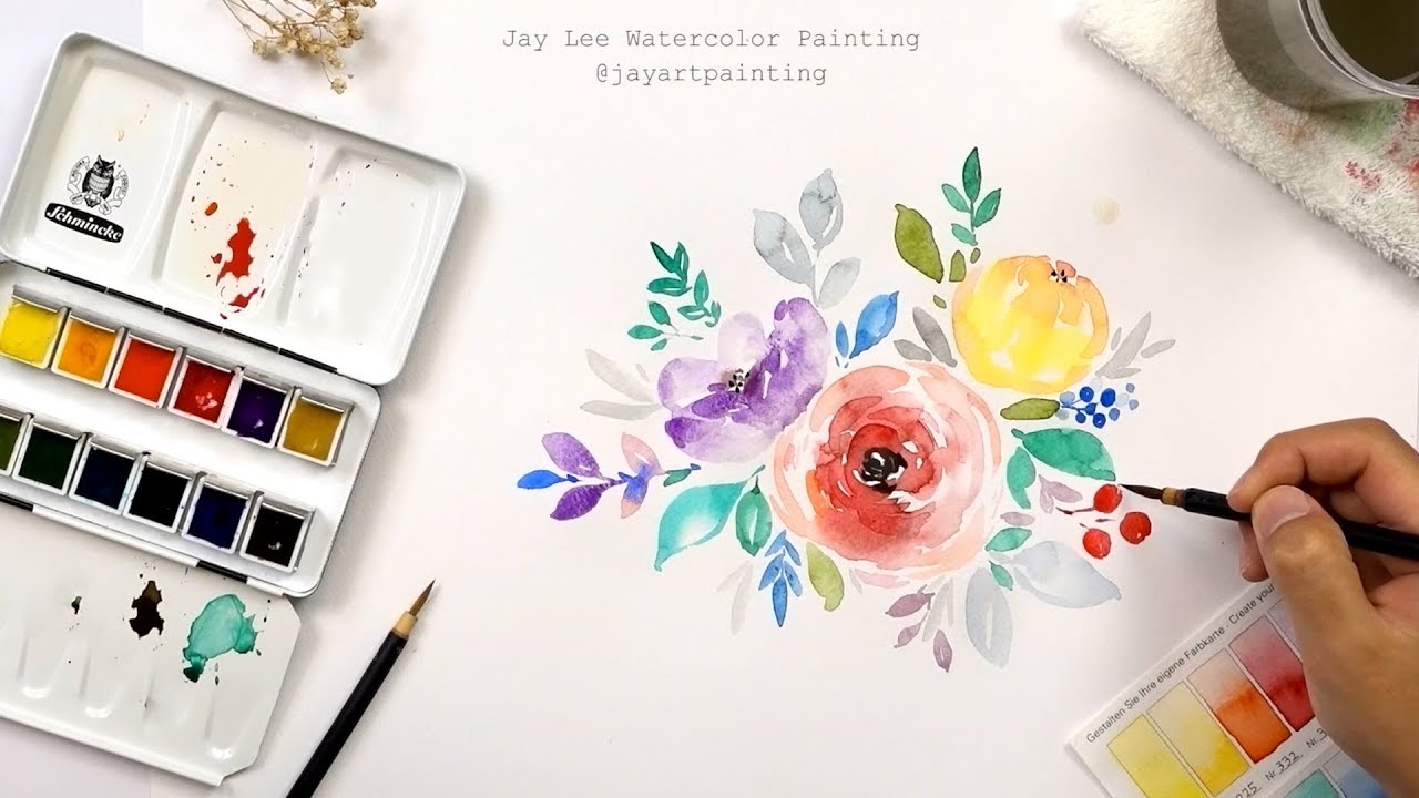 Printable Floral Clip Art for Free | Flower Painting