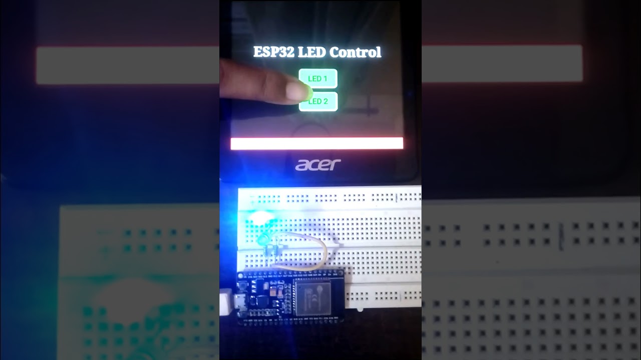How to Use ESP32 Web Server for Basic IoT Automation #shorts #shortsvideo #shortsfeed