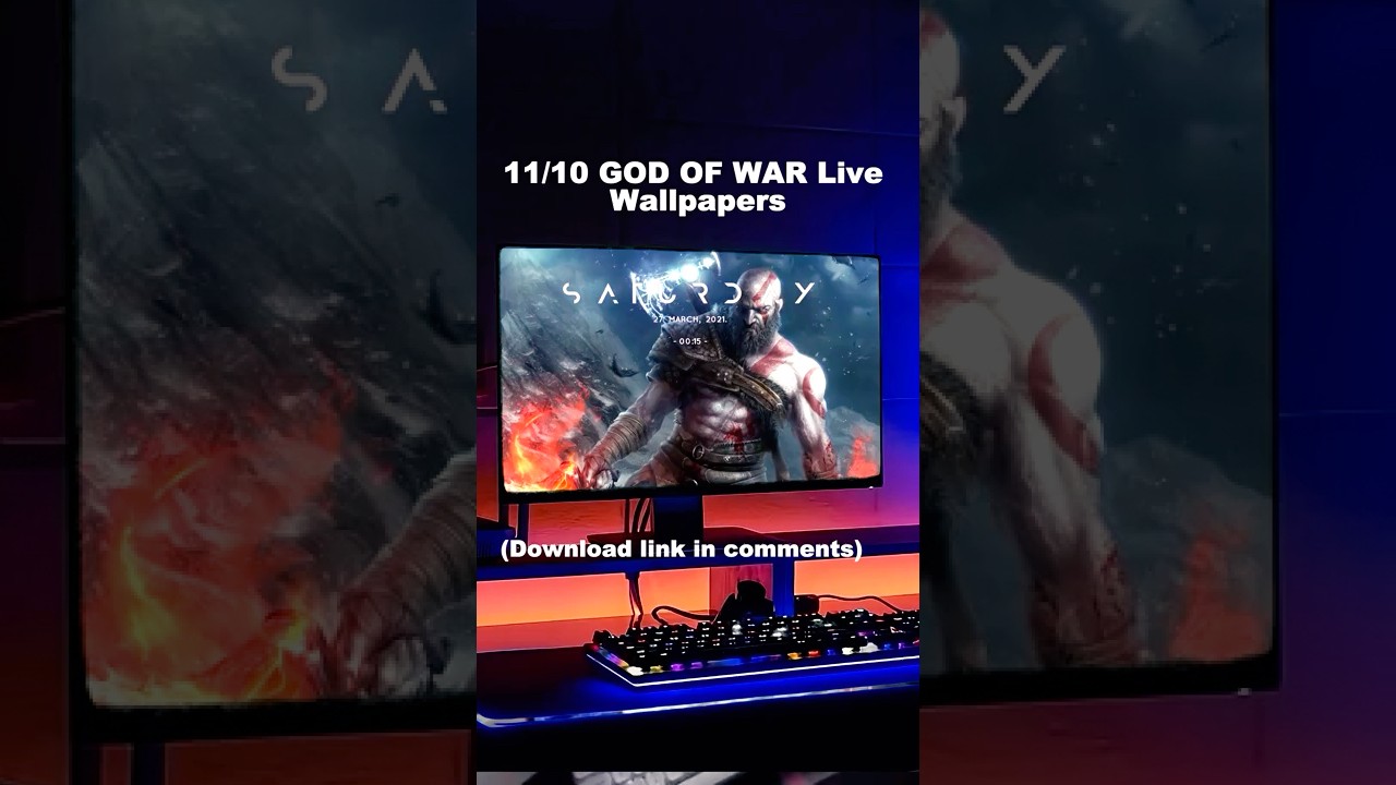 11/10 GOD OF WAR Live Wallpapers you need for your PC🔥|| Free to Download🥵