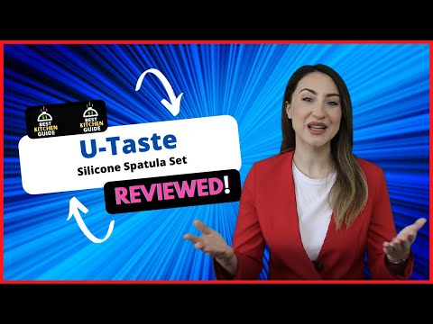 U-Taste Silicone Spatula Set Review 👇 Must Watch!