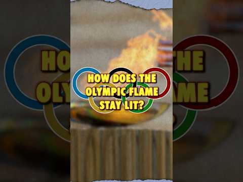 How does the Olympic flame stay lit? #olympics #openingceremony #history