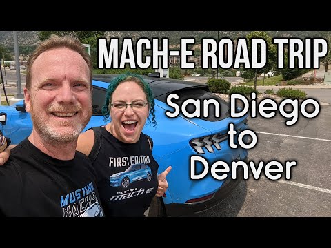 Mach-E Road Trip - 1,000 miles & EXTREME HEAT - San Diego to Denver