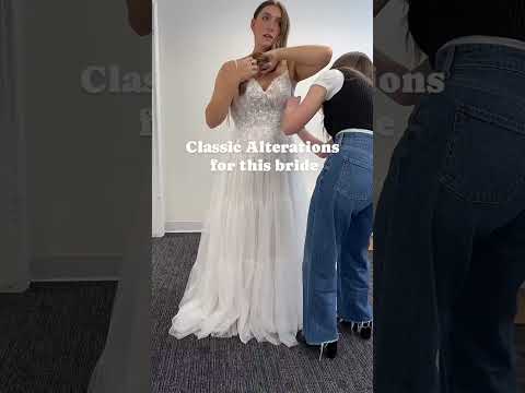 BEFORE & AFTER Wedding Dress Alterations