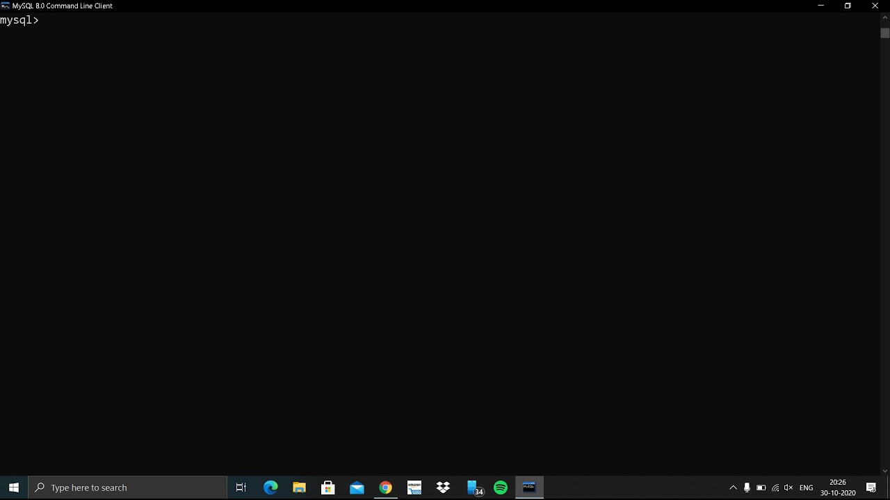Database Management System Practical - 1