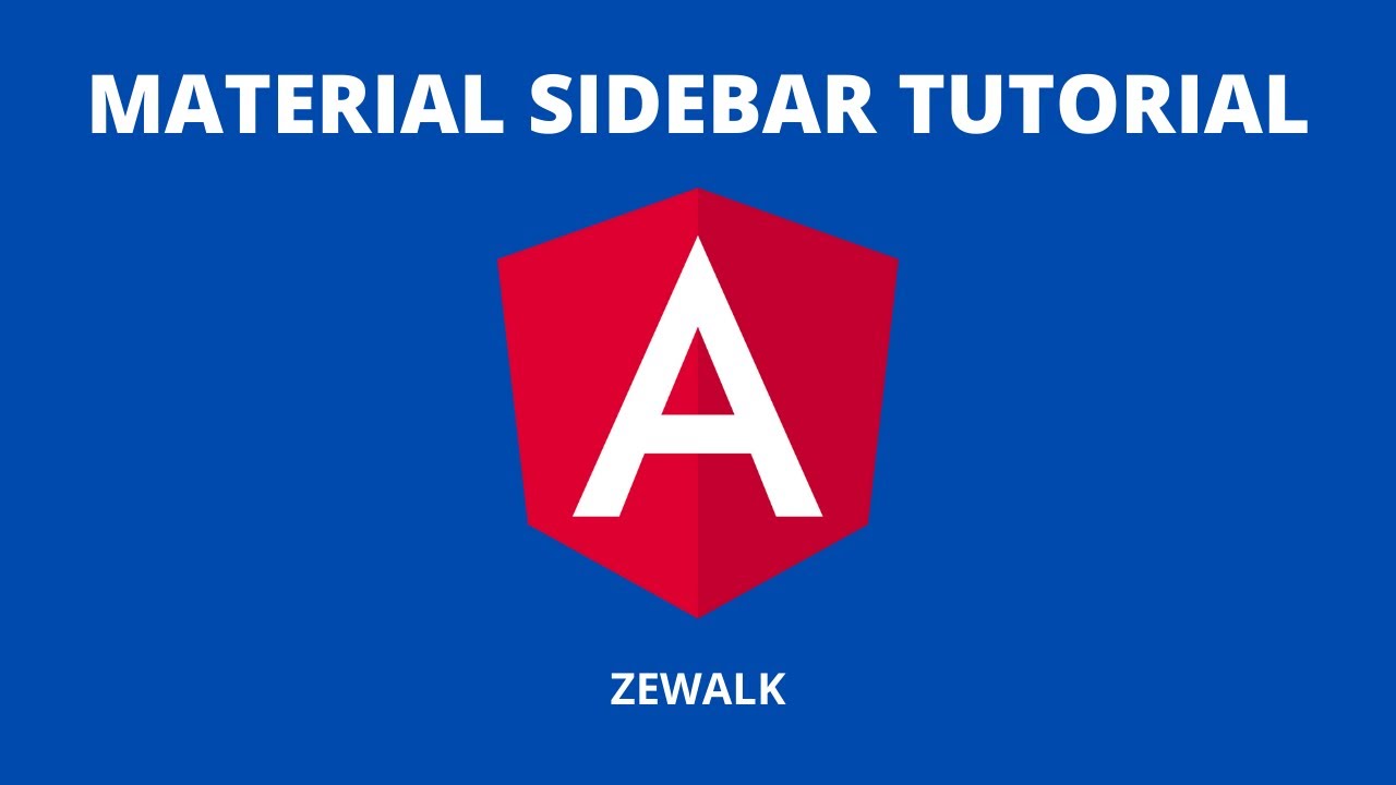 Angular Material Sidebar Tutorial | Angular Material 12 [2022]