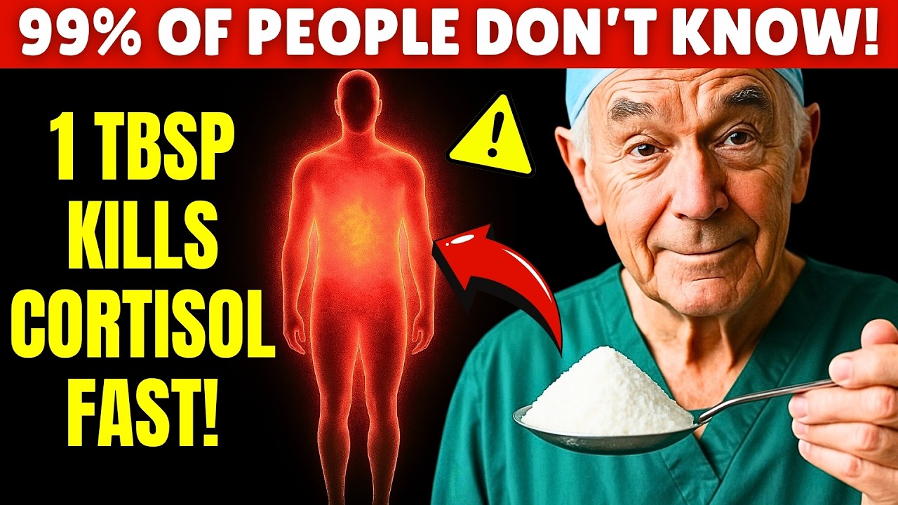 Always Waking Up at Night? - 1 TBSP Lowers Cortisol FAST To Fall Back Asleep | Senior Health Tips