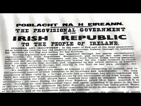 The 1916 Proclamation of the Irish Republic as read by Dr Conor Mulvagh