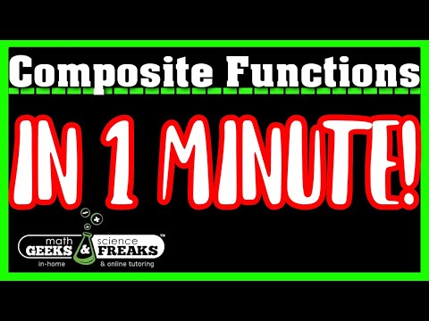 Composite Functions Explained In 1 Minute!