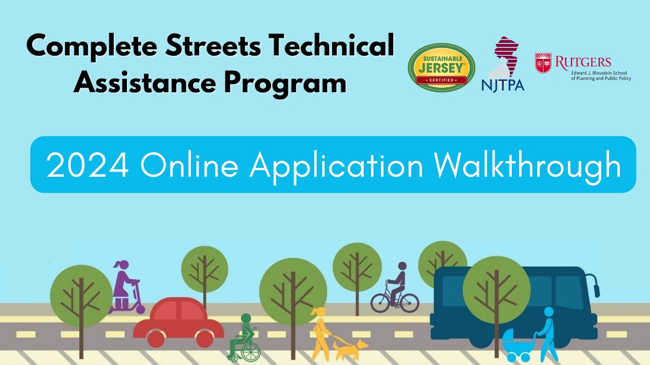 2024 Complete Streets Technical Assistance Program: Online Application Walkthrough