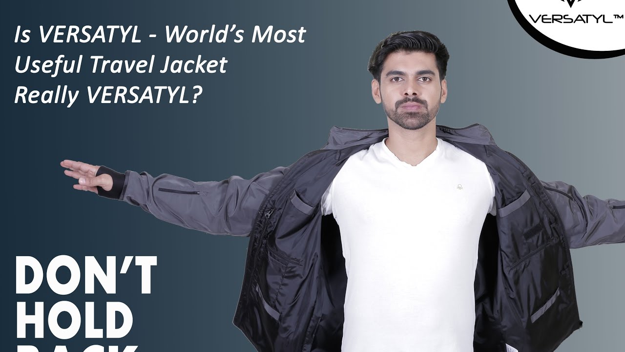 TECHMATRIX Review On VERSATYL World's Most Useful Travel Jacket with 18 pockets & 29 Features!