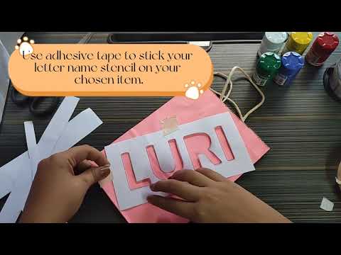 ART 3 EASY NAME STENCILING