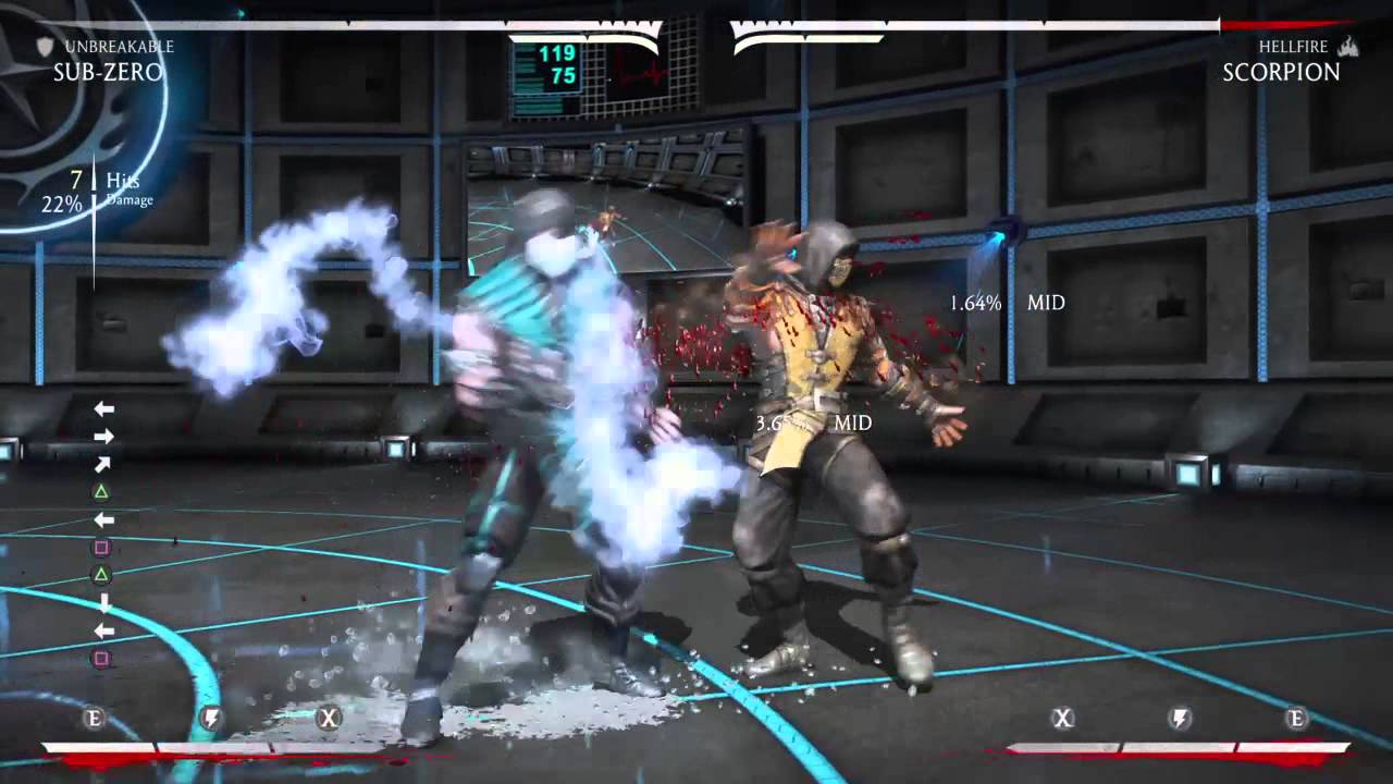 Sub-Zero - Unbreakable: Midscreen Reset #2 (56%/ 1 Bar)