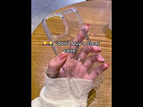 Why does every clear phone case turn yellow????? #phonehack #diy #crafts