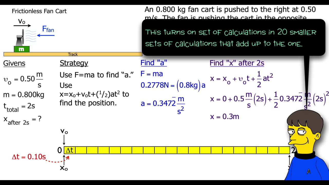 VPython Physics Example
