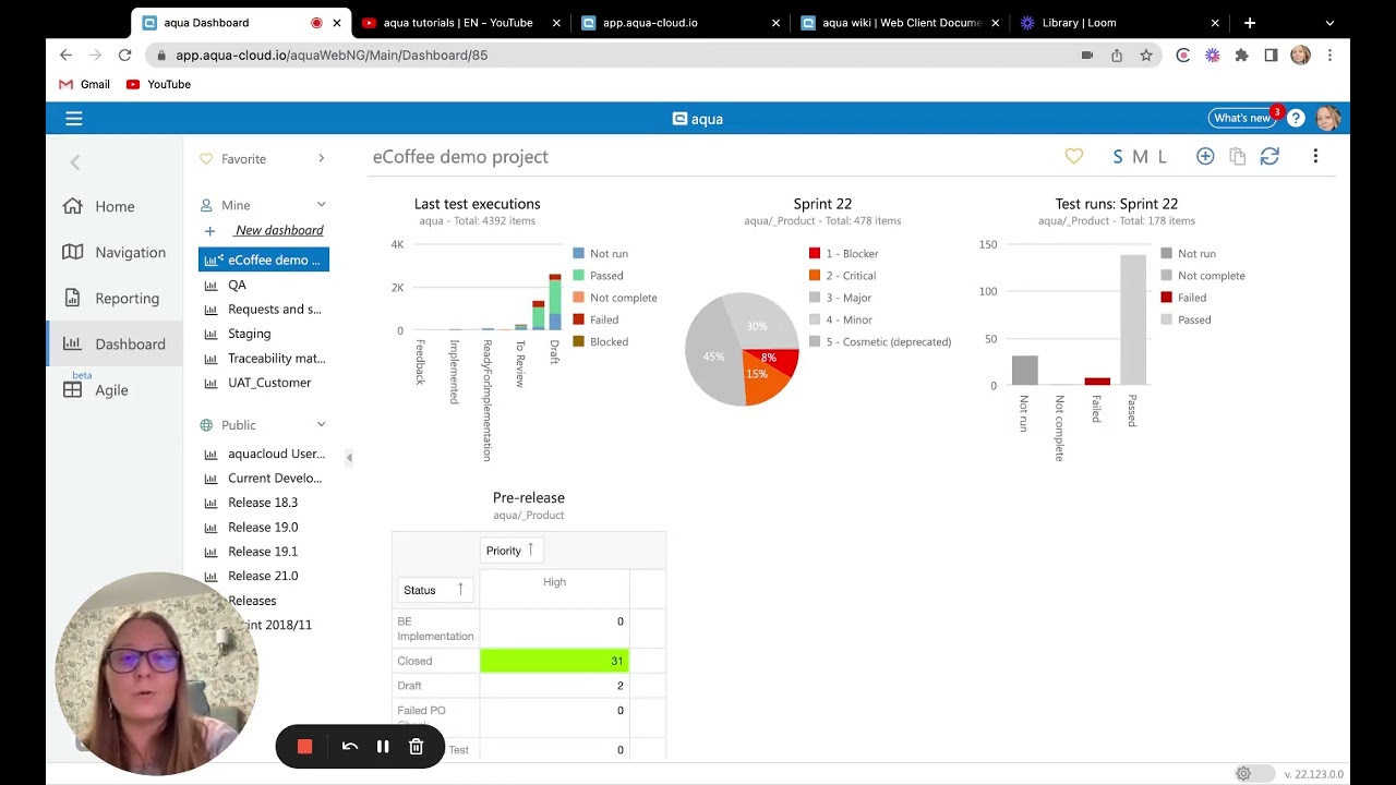 aqua QA Management Solution Quick Overview